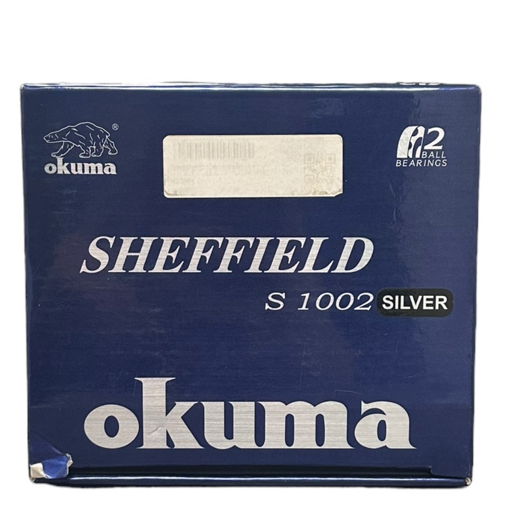 Pre-owned Boxed: Okuma Sheffield S1002 Silver Centerpin Reel - Own4Less